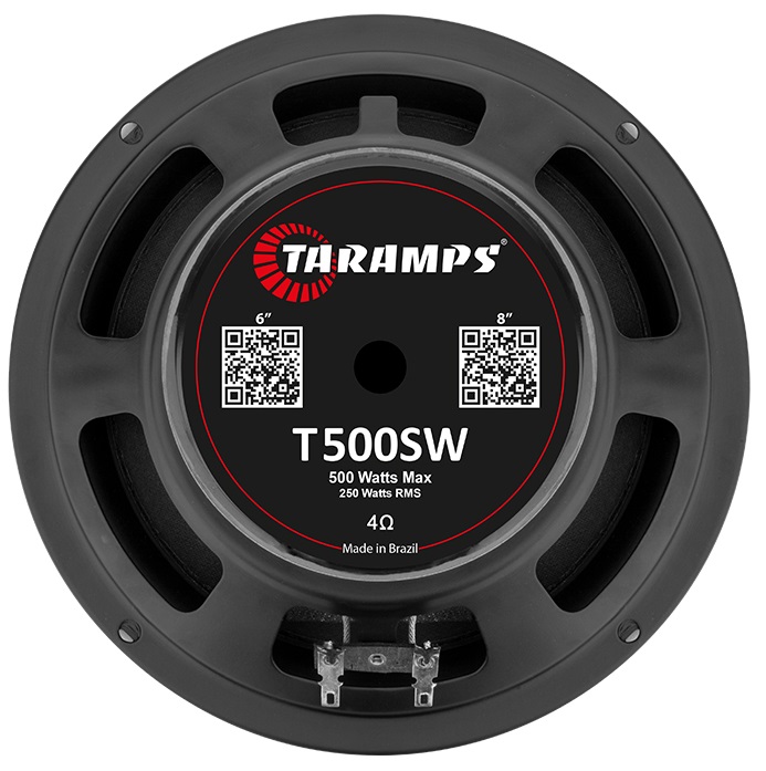 Alto Falante Subwoofer Taramps T500 SW 250 rms 8 Polegadas